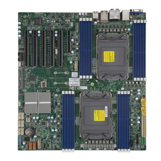 SUPERMICRO X12 SERIES USER MANUAL Pdf Download | ManualsLib
