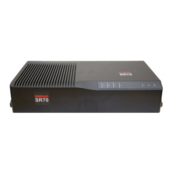 SIMRAD SR70 INSTALLATION MANUAL Pdf Download | ManualsLib