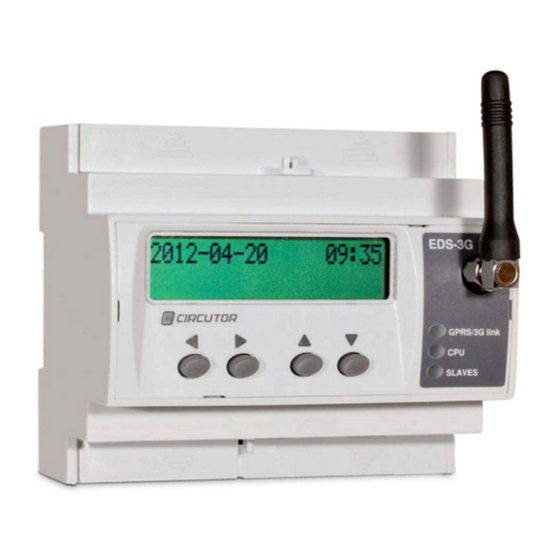 CIRCUTOR EDS-3G QUICK START MANUAL Pdf Download | ManualsLib