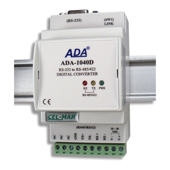 CEL-MAR ADA-1040D USER MANUAL Pdf Download | ManualsLib
