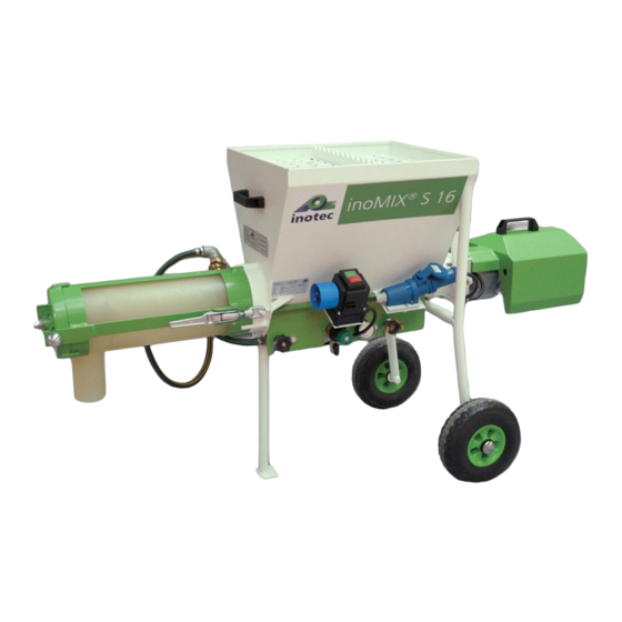 INOTEC INOMIX S16 ORIGINAL OPERATING MANUAL Pdf Download | ManualsLib