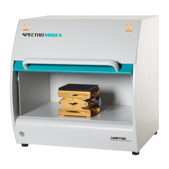 AMETEK SPECTRO MIDEX ORIGINAL OPERATING INSTRUCTIONS Pdf Download ...