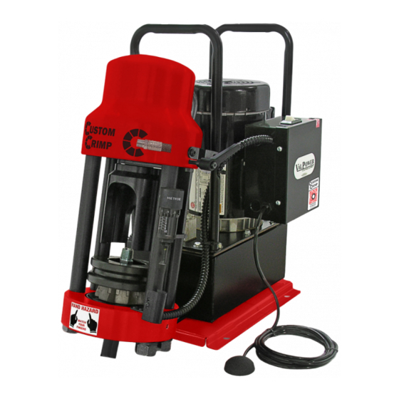 CUSTOM CRIMP D165 SERIES OPERATOR'S MANUAL Pdf Download | ManualsLib