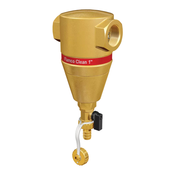 FLAMCO CLEAN INSTALLATION AND OPERATING INSTRUCTIONS MANUAL Pdf ...