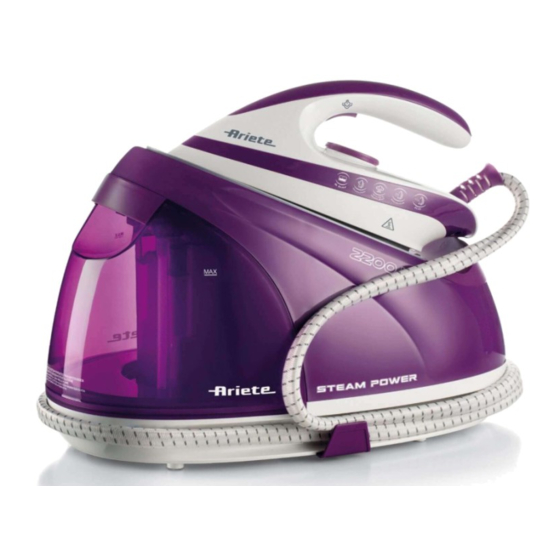 ARIETE STEAM POWER MANUAL Pdf Download | ManualsLib