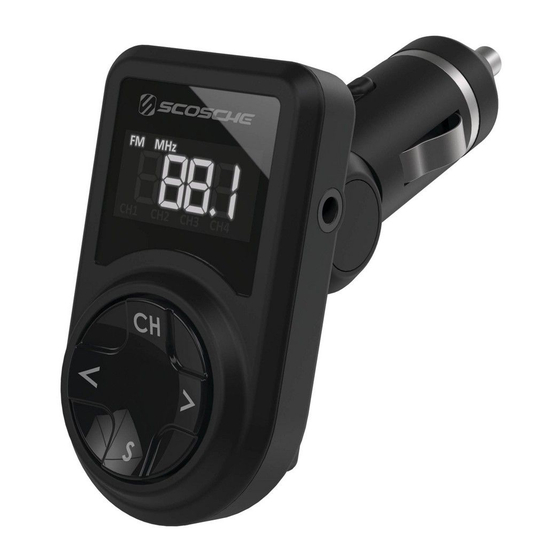 SCOSCHE FMTD10 FMFREQ MANUAL Pdf Download | ManualsLib