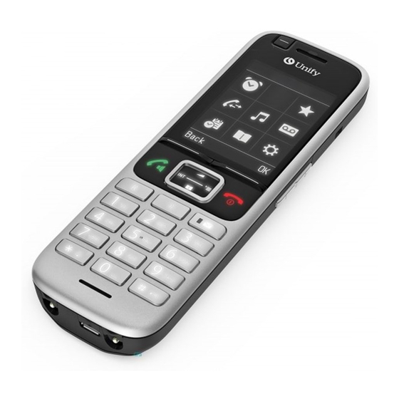 UNIFY OPENSCAPE DECT PHONE S6 BASE USER MANUAL Pdf Download | ManualsLib
