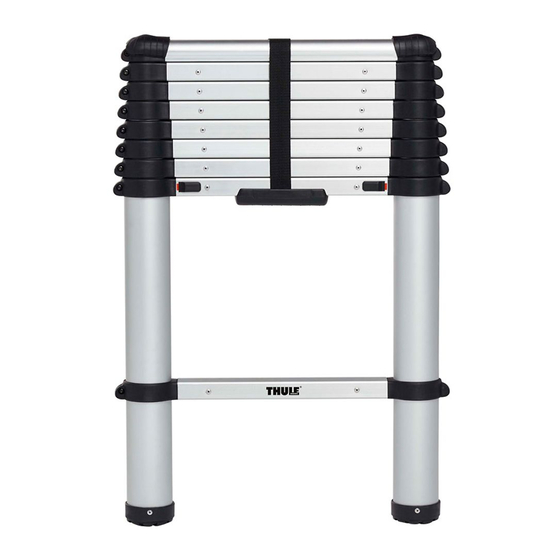 THULE VAN LADDER 9 STEPS INSTRUCTIONS MANUAL Pdf Download | ManualsLib