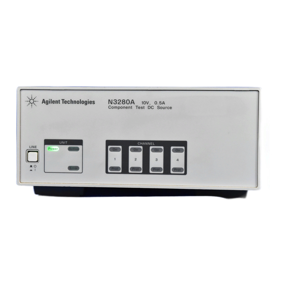 AGILENT TECHNOLOGIES N3280A USER MANUAL Pdf Download | ManualsLib