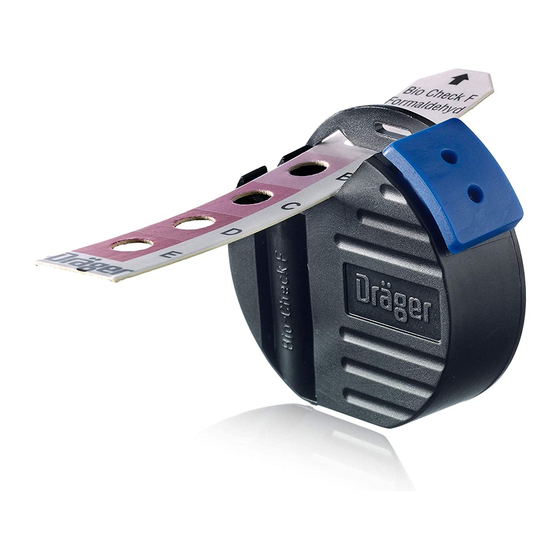 DRÄGER BIO-CHECK F MANUAL Pdf Download | ManualsLib