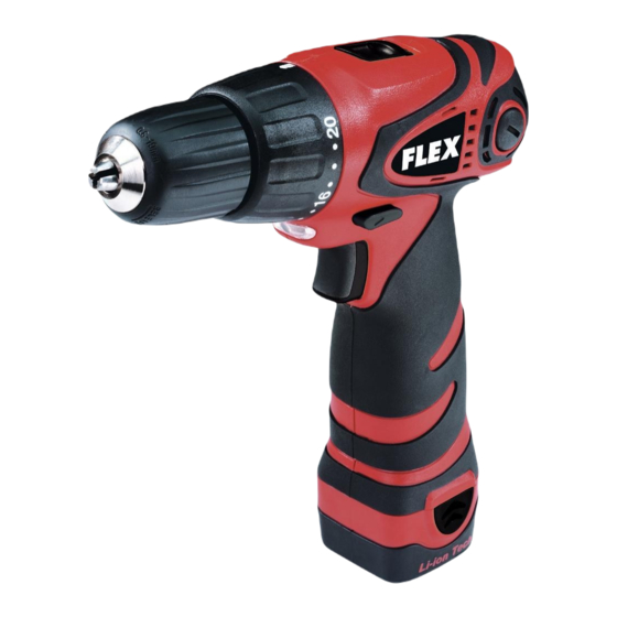 FLEX ALI 10.8 B OPERATING INSTRUCTIONS MANUAL Pdf Download | ManualsLib