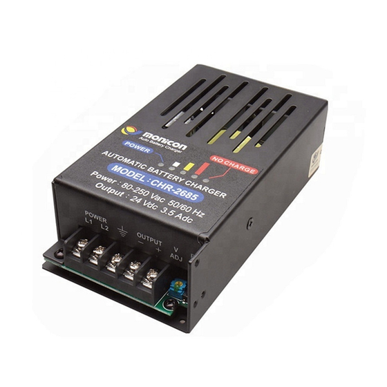 MONICON CHR-1445 INSTRUCTIONS MANUAL Pdf Download | ManualsLib