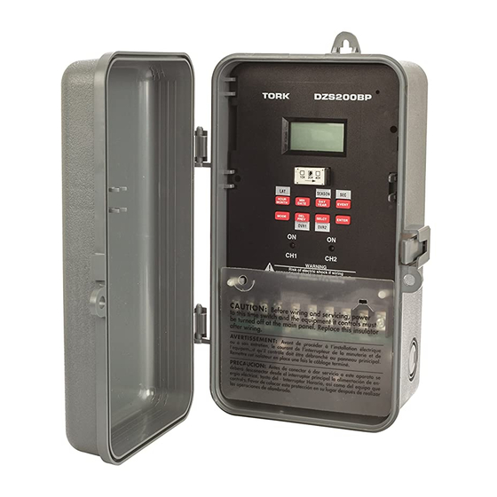 NSI TORK DWZ200B INSTRUCTION MANUAL Pdf Download | ManualsLib