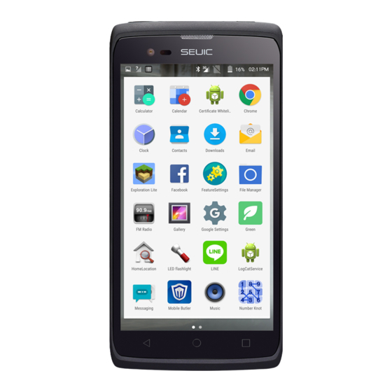 SEUIC AUTOID CRUISE1 REFERENCE MANUAL Pdf Download | ManualsLib