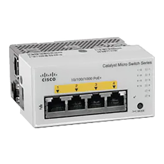 CISCO CATALYST MICRO SERIES HARDWARE INSTALLATION MANUAL Pdf Download ...