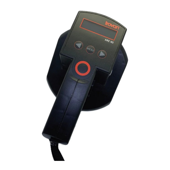 TROVAN ARE H5 OPERATING INSTRUCTIONS MANUAL Pdf Download | ManualsLib