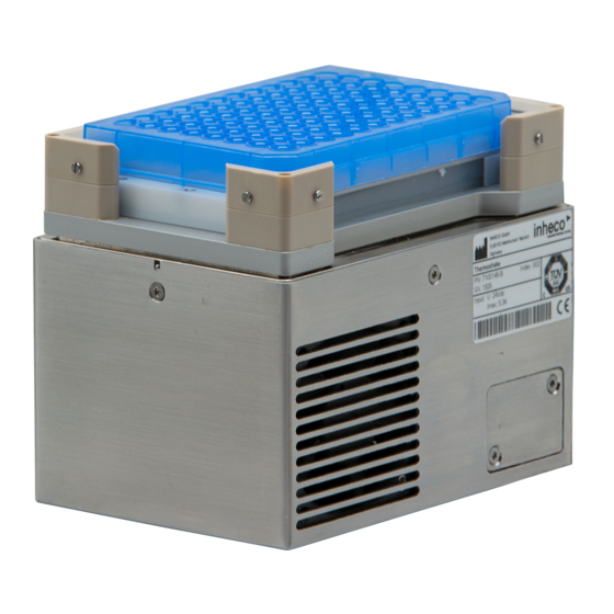 INHECO THERMOSHAKE USER MANUAL Pdf Download | ManualsLib