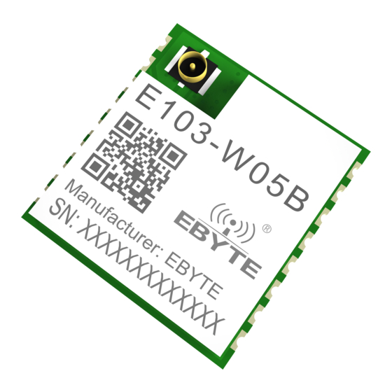 EBYTE E103-W05B USER MANUAL Pdf Download | ManualsLib