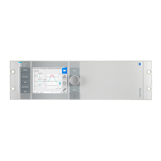 MR TAPCON LV OPERATING INSTRUCTIONS MANUAL Pdf Download | ManualsLib