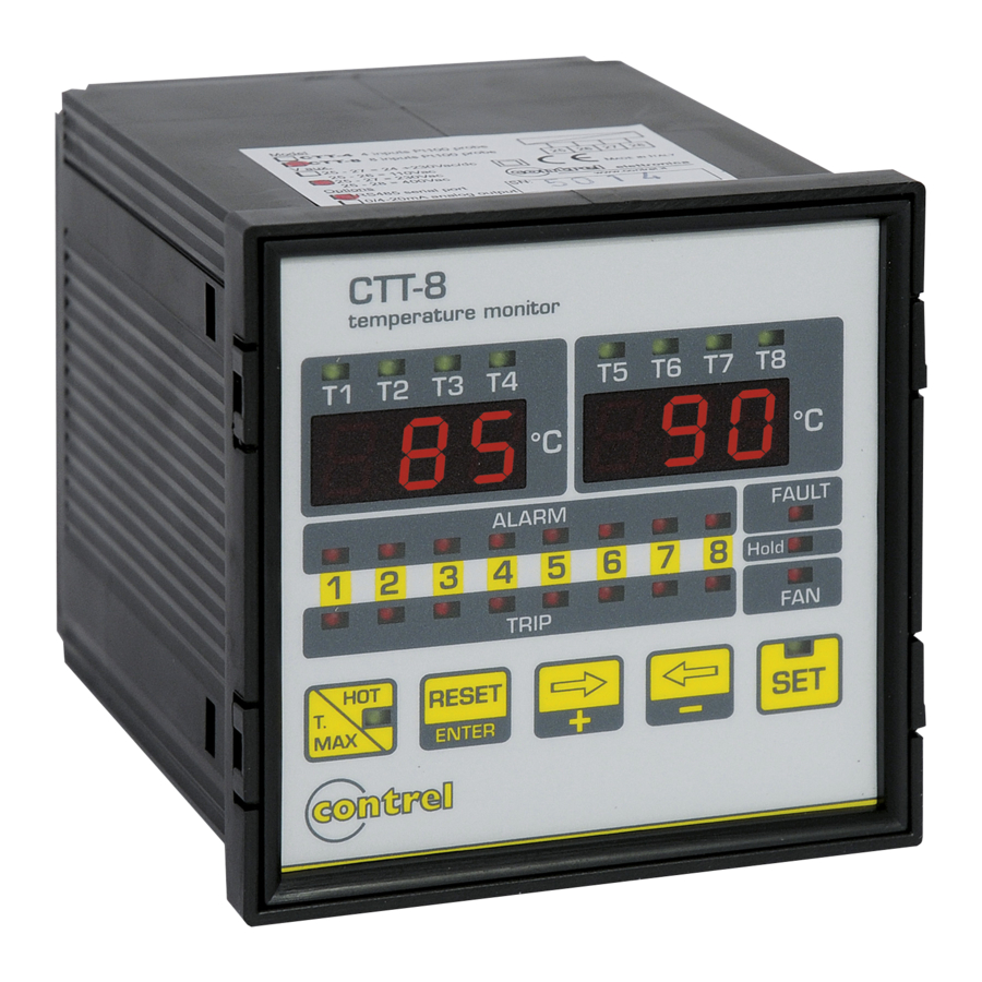 CONTREL CTT8 USER MANUAL Pdf Download | ManualsLib