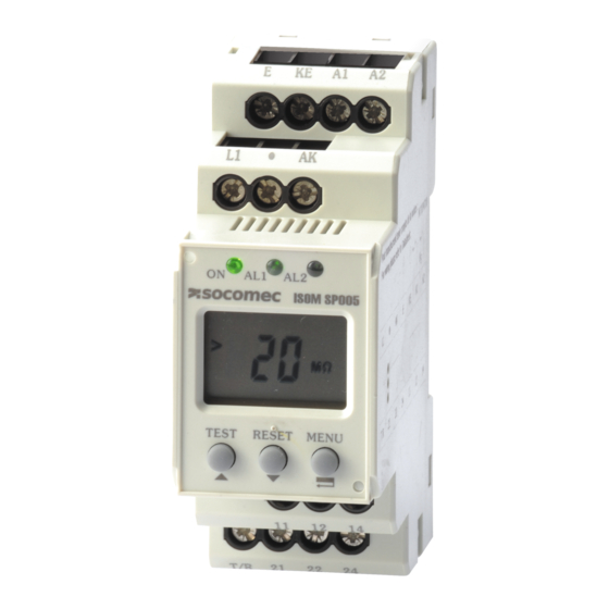 SOCOMEC ISOM SP005 MANUAL Pdf Download | ManualsLib