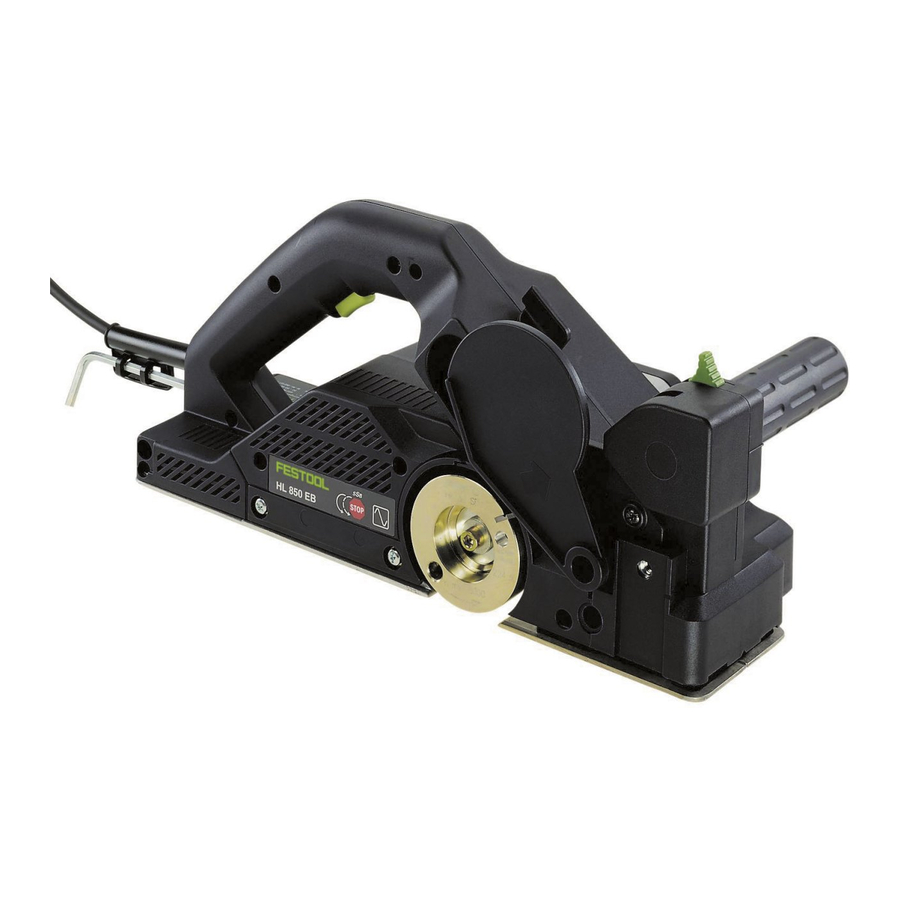 FESTOOL HL 850 EB MANUAL Pdf Download | ManualsLib