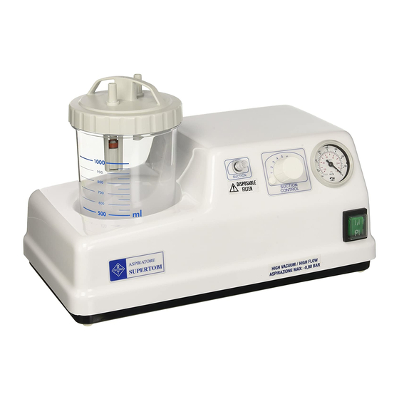 GIMA SUPER TOBI SUCTION ASPIRATOR MANUAL Pdf Download | ManualsLib