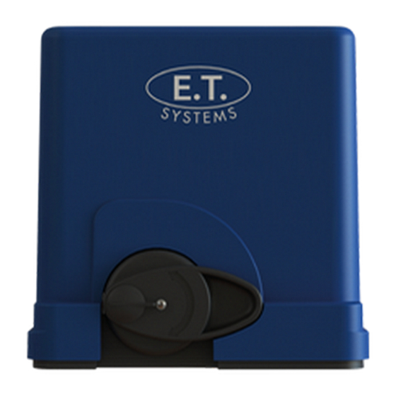NICE E.T. SYSTEMS DRIVE 300 INSTALLER'S INSTRUCTIONS Pdf Download ...