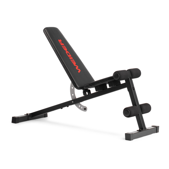 WEIDER LEGACY SLANT BENCH USER MANUAL Pdf Download | ManualsLib