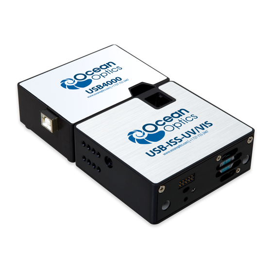 OCEAN OPTICS USB-ISS-UV/VIS QUICK START MANUAL Pdf Download | ManualsLib