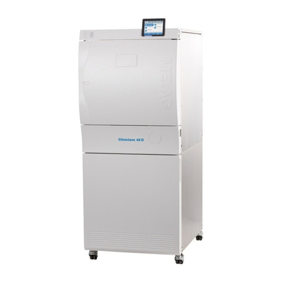 MELAG CLINICLAVE 45 D TECHNICAL MANUAL Pdf Download | ManualsLib