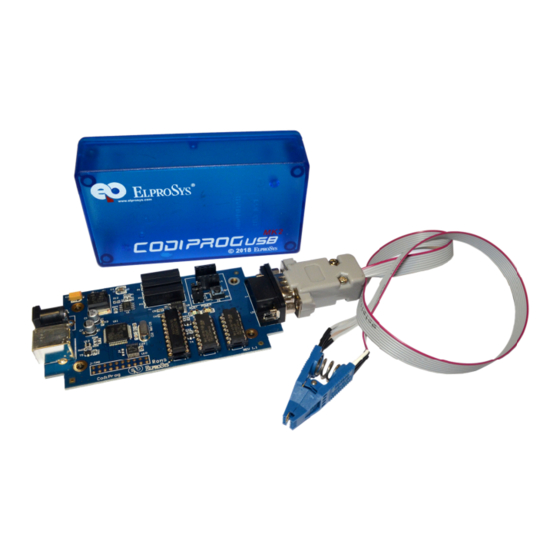 ELPROSYS CODIPROG MK2 INSTRUCTION MANUAL Pdf Download | ManualsLib