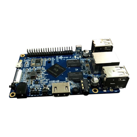 ORANGE PI 2 USER MANUAL Pdf Download | ManualsLib