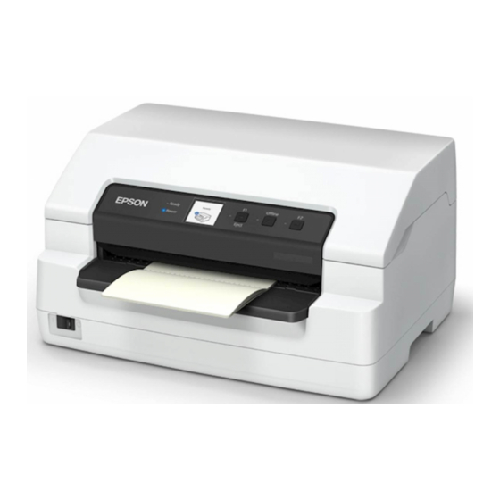 EPSON PLQ-50 USER MANUAL Pdf Download | ManualsLib