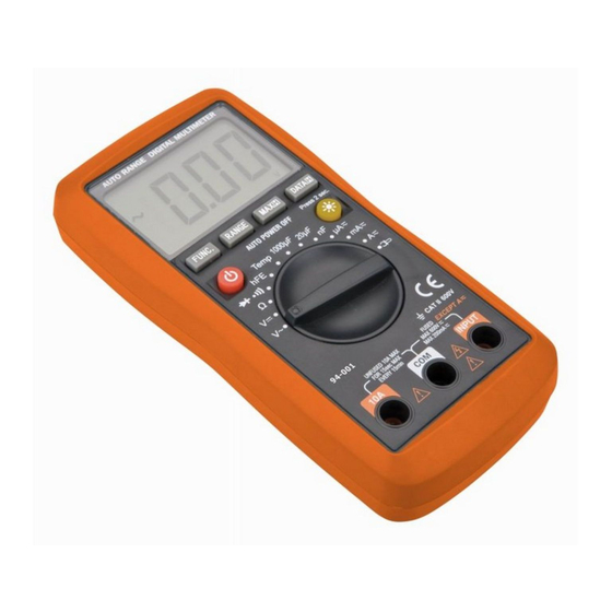 NEO 94-001 INSTRUCTION MANUAL Pdf Download | ManualsLib