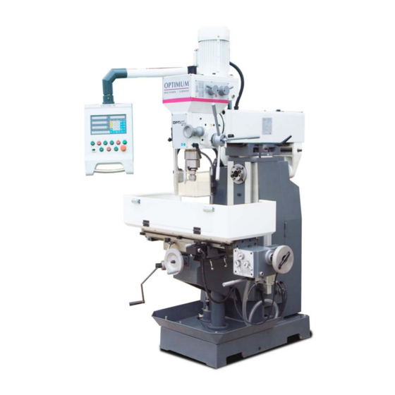 OPTIMUM OPTIMILL MT 50 OPERATING MANUAL Pdf Download | ManualsLib