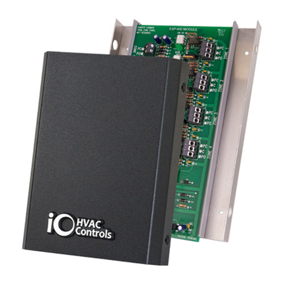HVAC CONTROLS IO-ESP-400 INSTALLATION & OPERATION INSTRUCTIONS Pdf ...