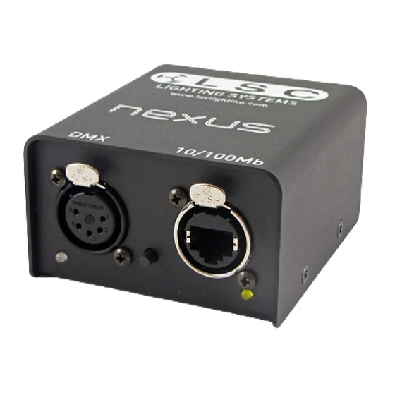 LSC NEXUS SERIES INSTALLATION AND OPERATION MANUAL Pdf Download ...