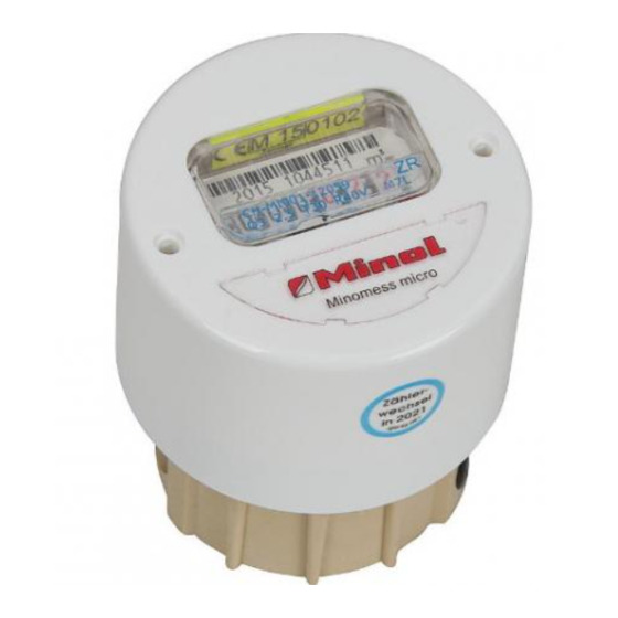 ZENNER MINOMESS MICRO INSTALLATION MANUAL Pdf Download | ManualsLib