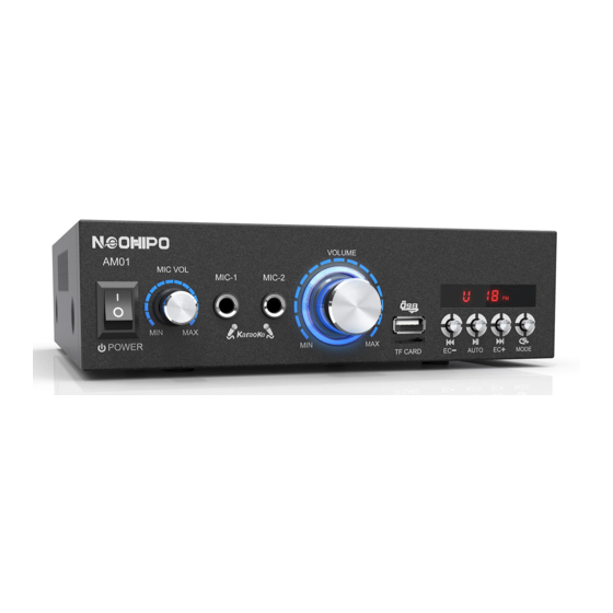 NEOHIPO AM01 USER MANUAL Pdf Download | ManualsLib
