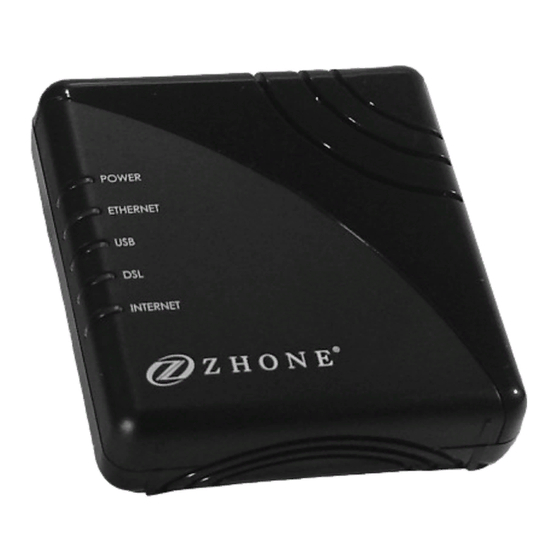ZHONE 6411 MODEM TECHNICAL SPECIFICATIONS | ManualsLib