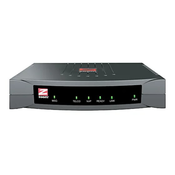 ZOOM 5803 NETWORK ROUTER QUICK START MANUAL | ManualsLib