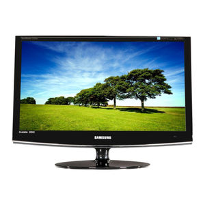 SAMSUNG SYNCMASTER 2333HD MONITOR USER MANUAL | ManualsLib