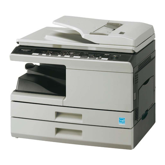 SHARP MX-B201D FAX MACHINE OPERATION MANUAL | ManualsLib