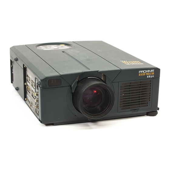 PROXIMA DP6850 PROJECTOR USER MANUAL | ManualsLib