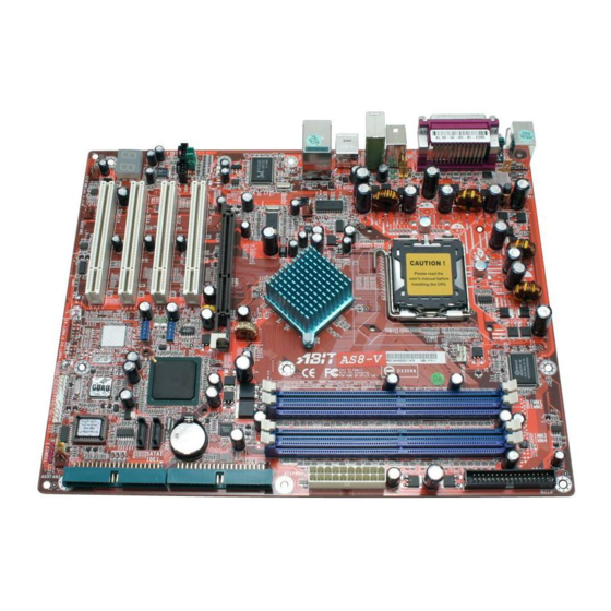 ABIT AS8 MOTHERBOARD USER MANUAL | ManualsLib