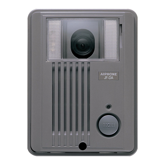 AIPHONE JF-DA INTERCOM SYSTEM INSTALLATION MANUAL | ManualsLib