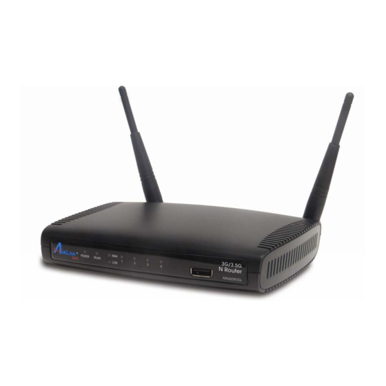 AIRLINK101 AR660W3G WIRELESS ROUTER USER MANUAL | ManualsLib