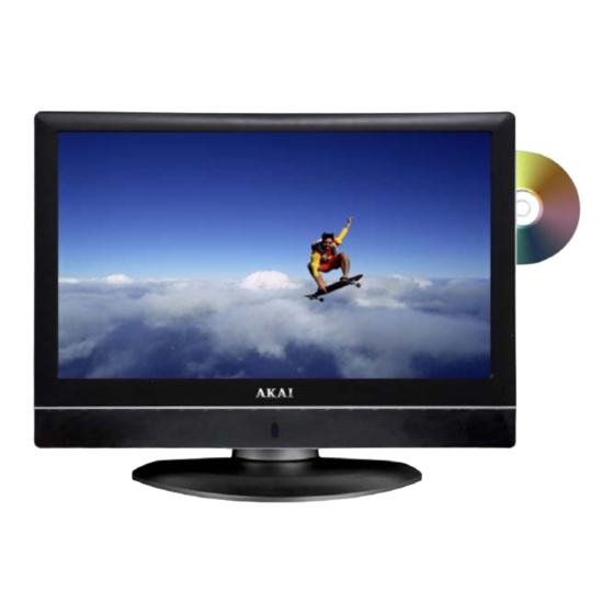 AKAI LCT26Z4AD TV DVD COMBO SPECIFICATION SHEET | ManualsLib