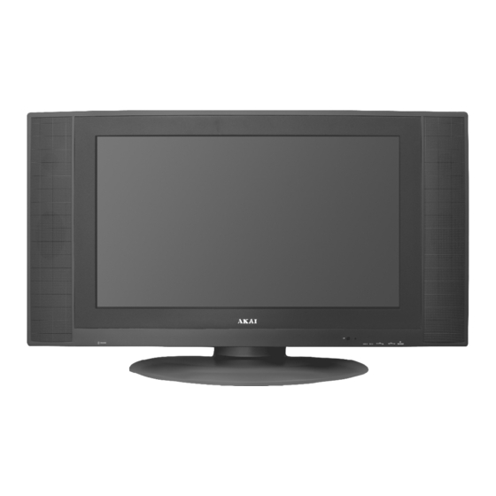 AKAI LCT2715 LCD TV OPERATING INSTRUCTIONS MANUAL | ManualsLib